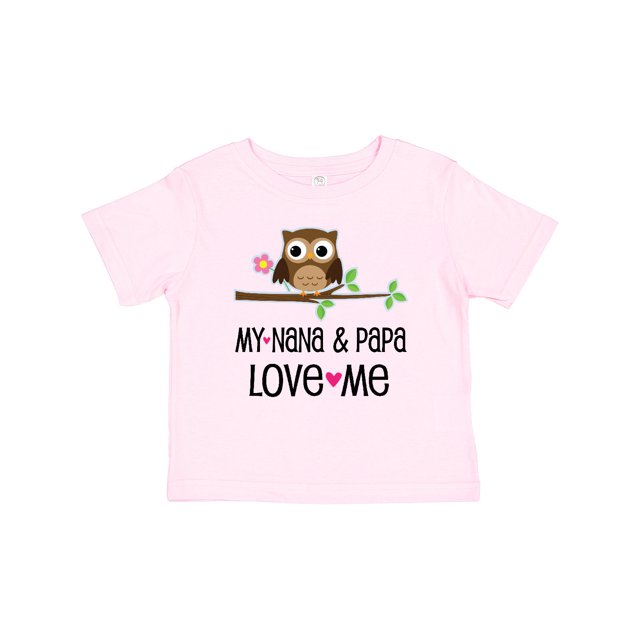 Inktastic Nana and Papa Love Me Baby Girl Girls Baby T-Shirt - Walmart.com