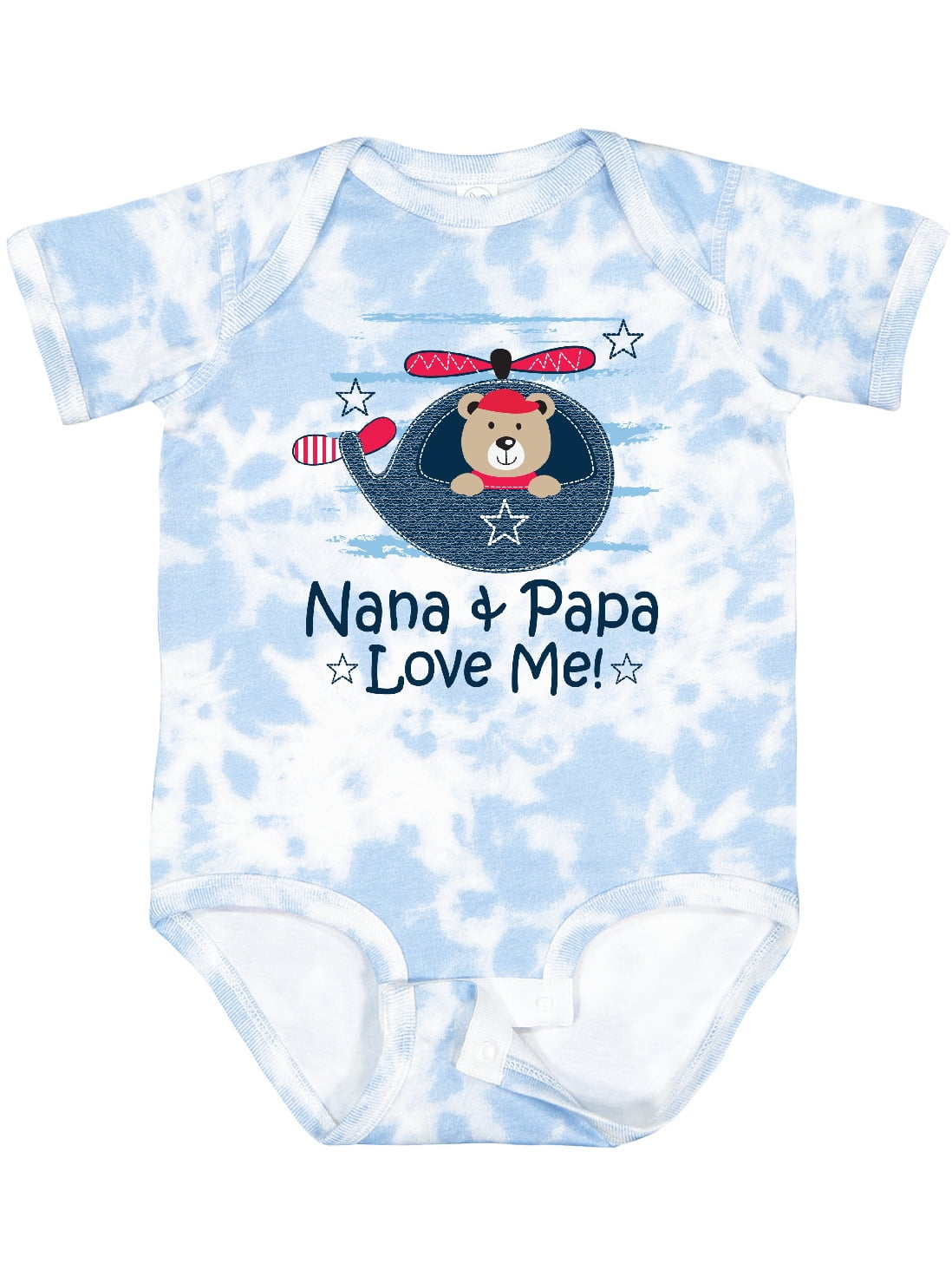 Inktastic Nana and Papa Love Me Grandson Boys Baby Bodysuit - Walmart.com