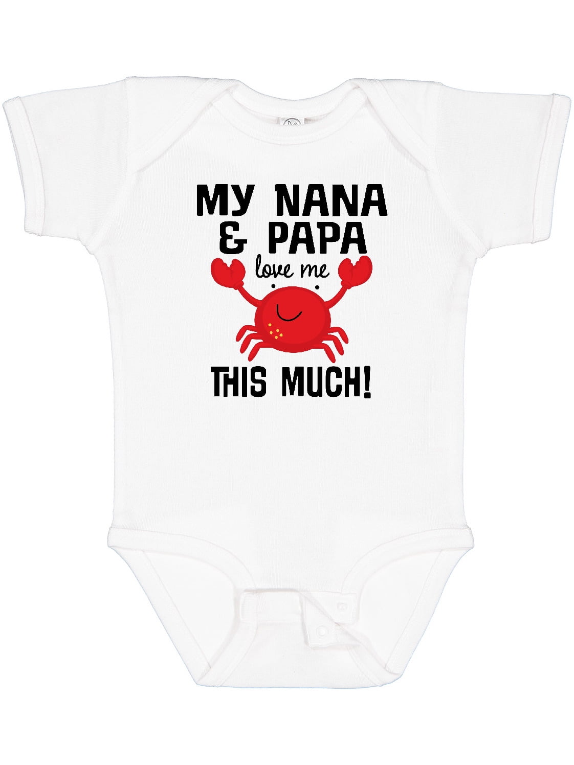 Inktastic Nana and Papa Love Me Grandson Boys or Girls Baby Bodysuit - Walmart.com