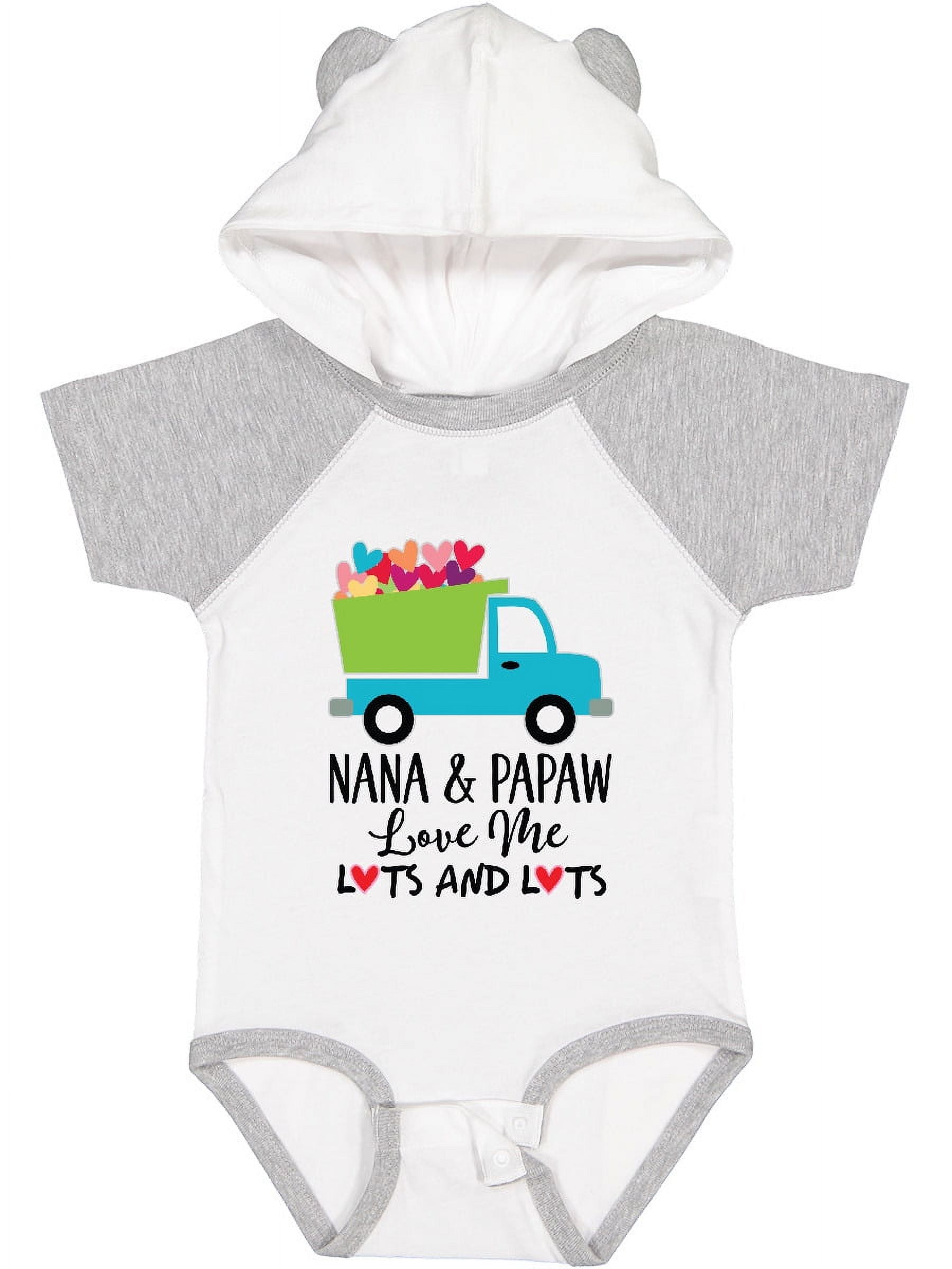 Inktastic Nana and Papaw Grandson Truck Boys Baby Bodysuit - Walmart.com