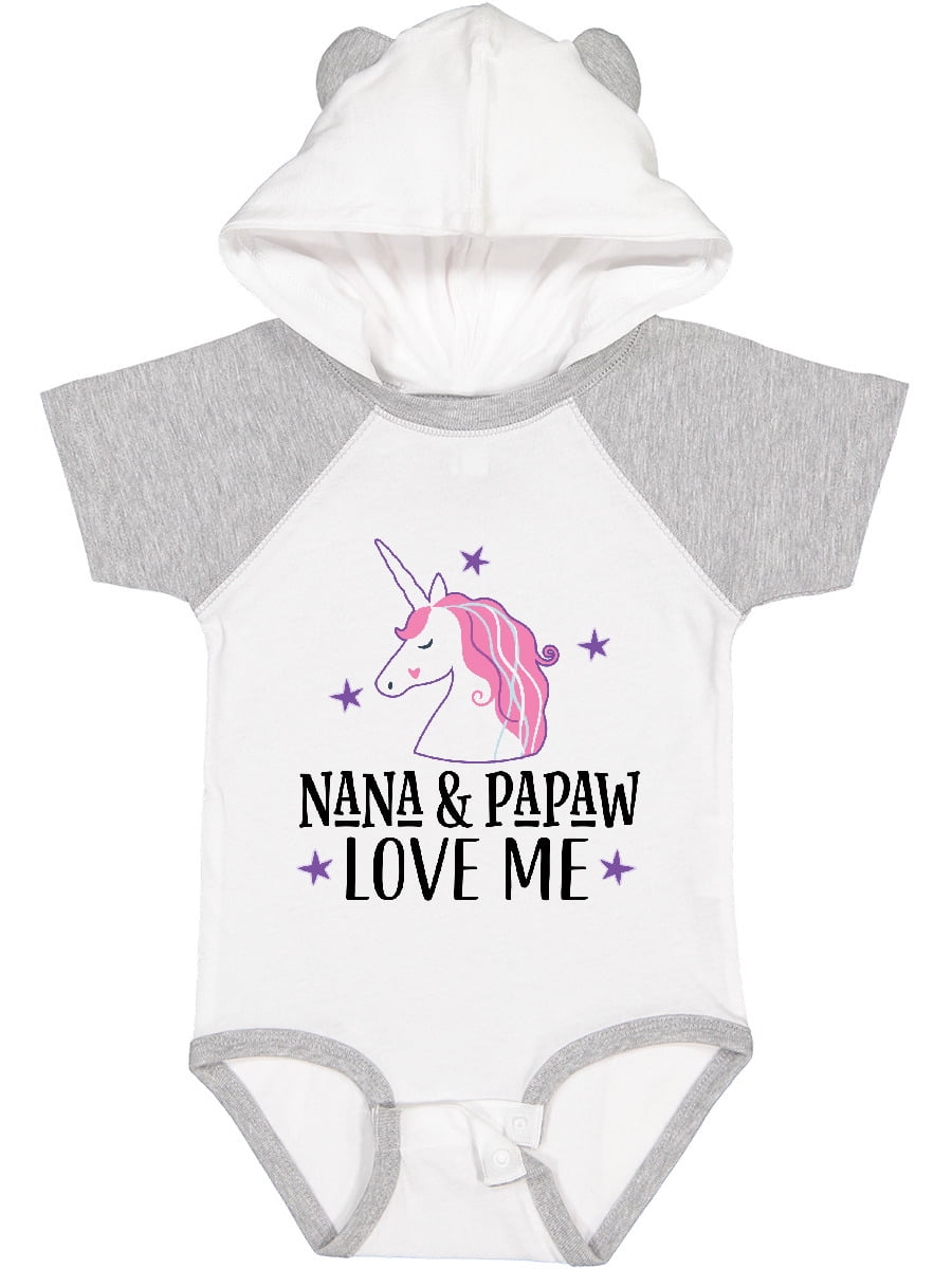 Inktastic Nana and Papaw Love Me Girls Baby Bodysuit - Walmart.com