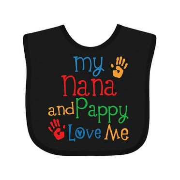 Inktastic My Abuela and Abuelo Love Me Boys or Girls Baby Bib - Walmart.com
