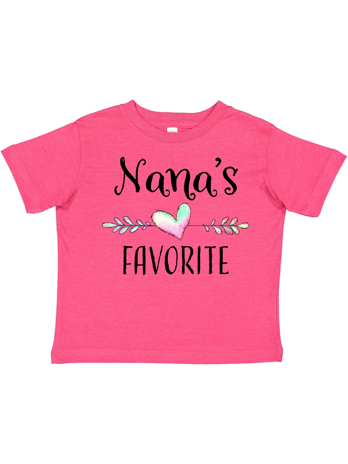 Inktastic Nana's Favorite- Heart Grandchild Boys or Girls Toddler T-Shirt - Walmart.com