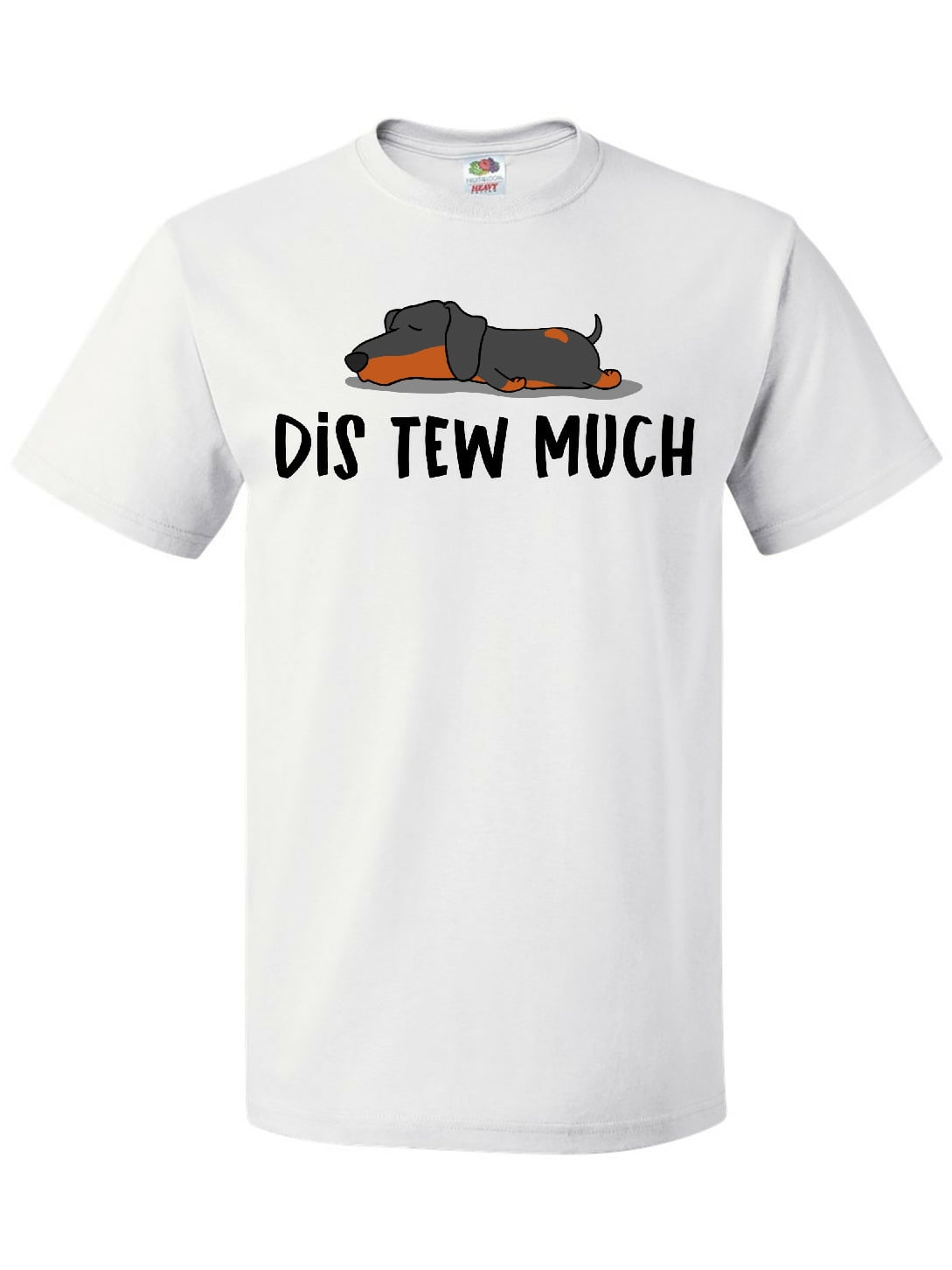 Inktastic Napping Dis Tew Much Daschund Weiner Dog Black and Tan T ...
