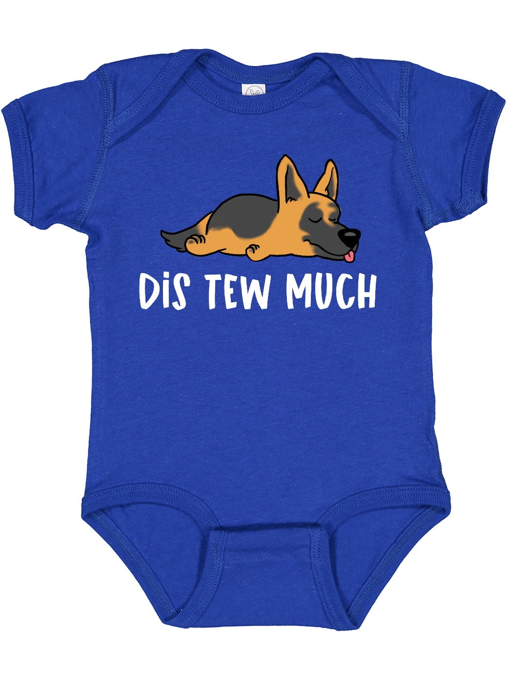 Inktastic Napping Dis Tew Much German Shepherd Boys or Girls Baby ...