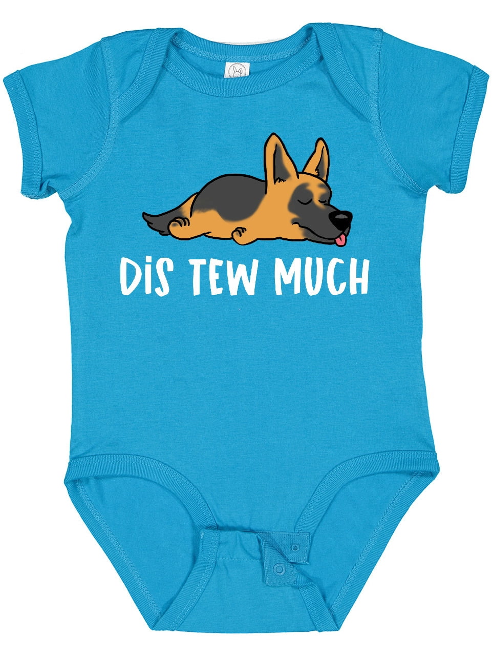 Inktastic Napping Dis Tew Much German Shepherd Boys or Girls Baby ...