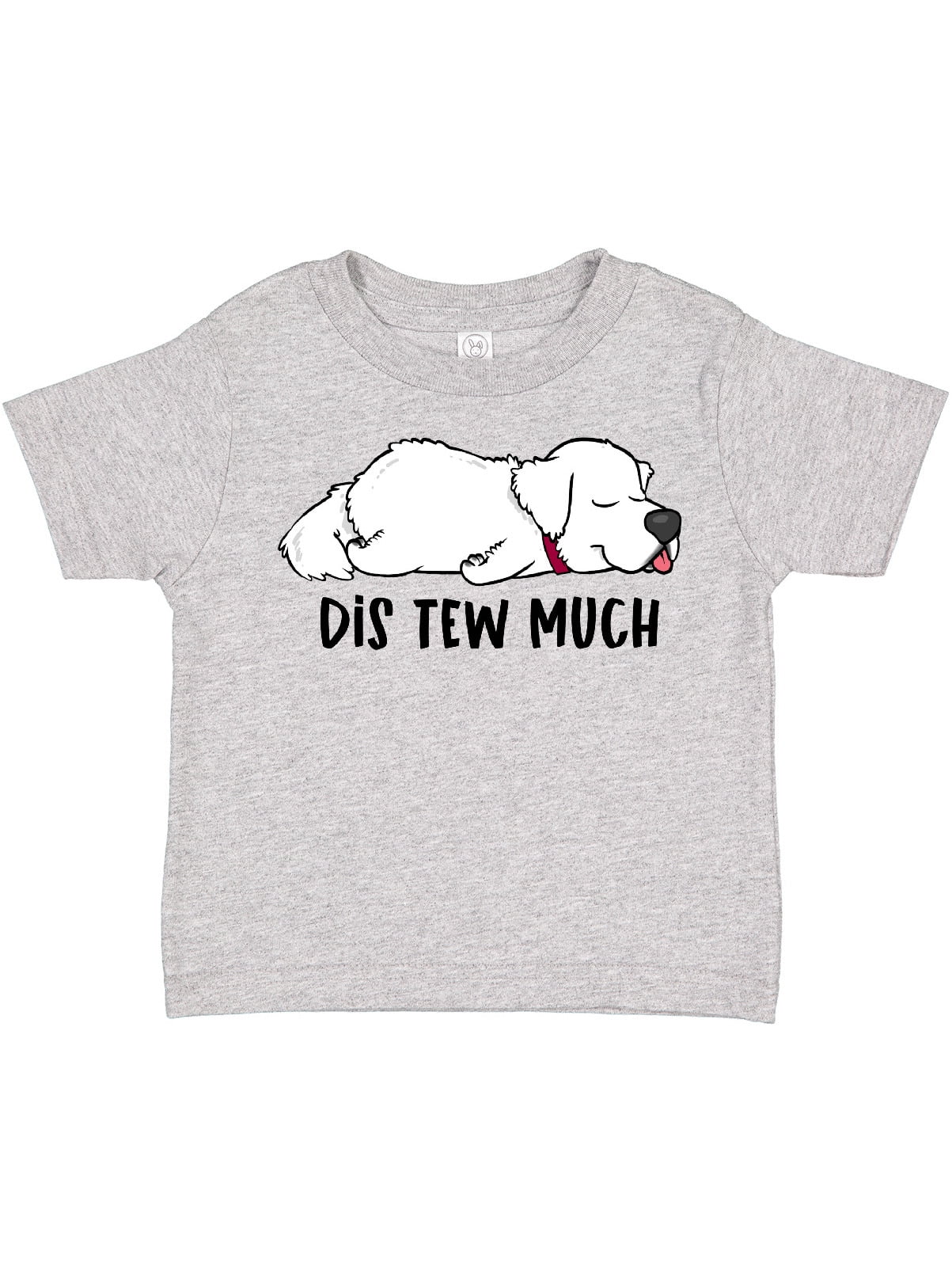 Inktastic Napping Dis Tew Much Great Pyrenees Boys or Girls Toddler T ...