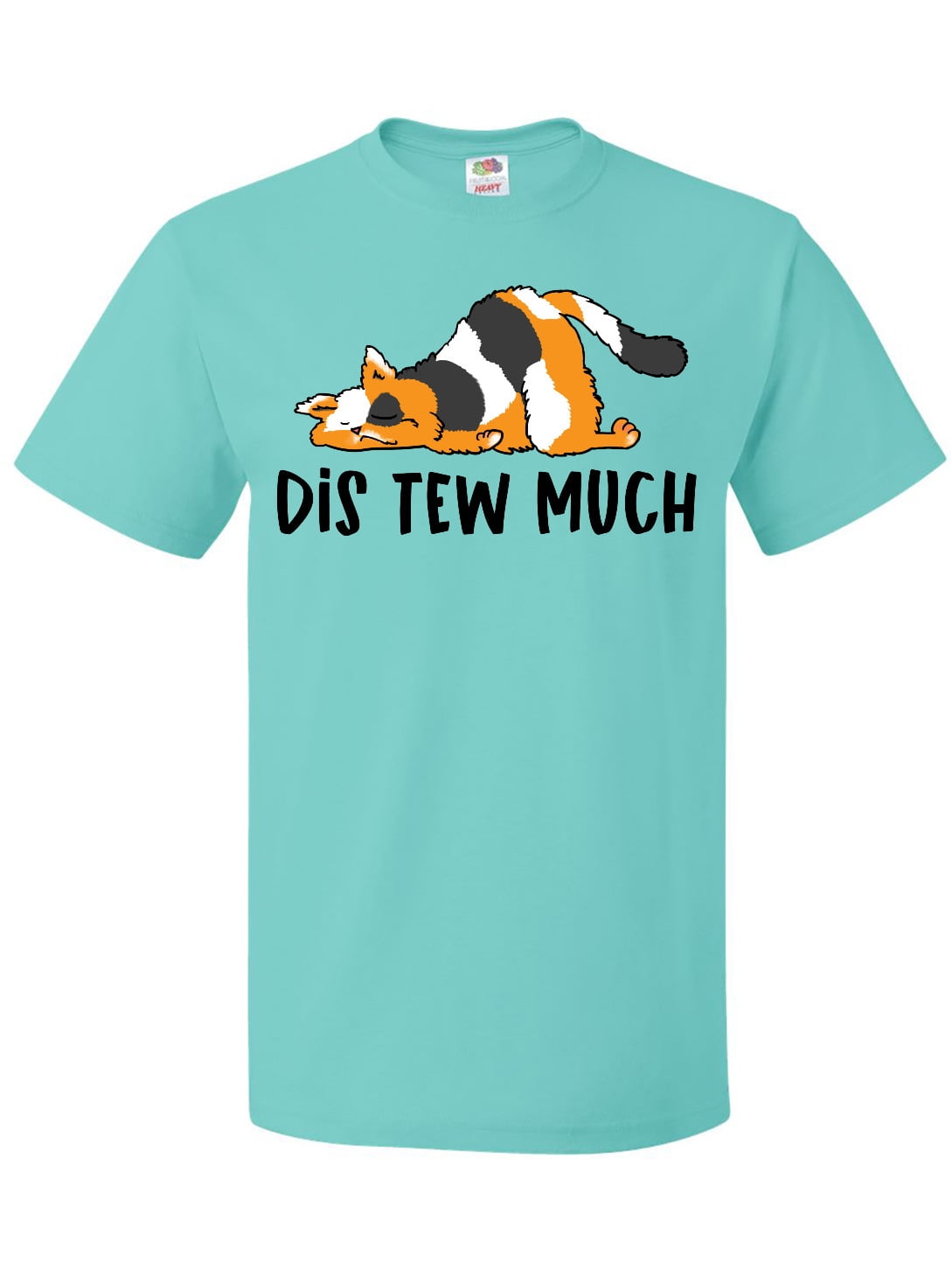 Inktastic Napping Dis Tew Much Longhair Calico Cat T-Shirt - Walmart.com