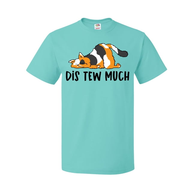 Inktastic Napping Dis Tew Much Longhair Calico Cat T-Shirt - Walmart.com