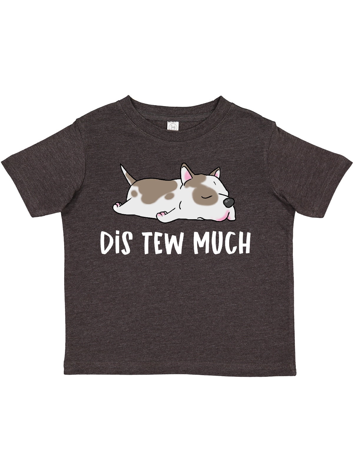 Inktastic Napping Dis Tew Much Pit Bull Spots Boys or Girls Toddler T ...