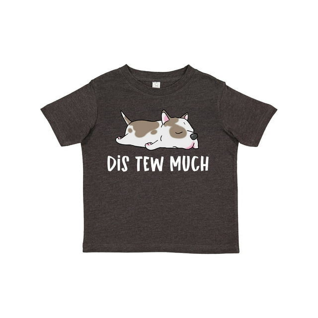 Inktastic Napping Dis Tew Much Pit Bull Spots Boys or Girls Toddler T ...