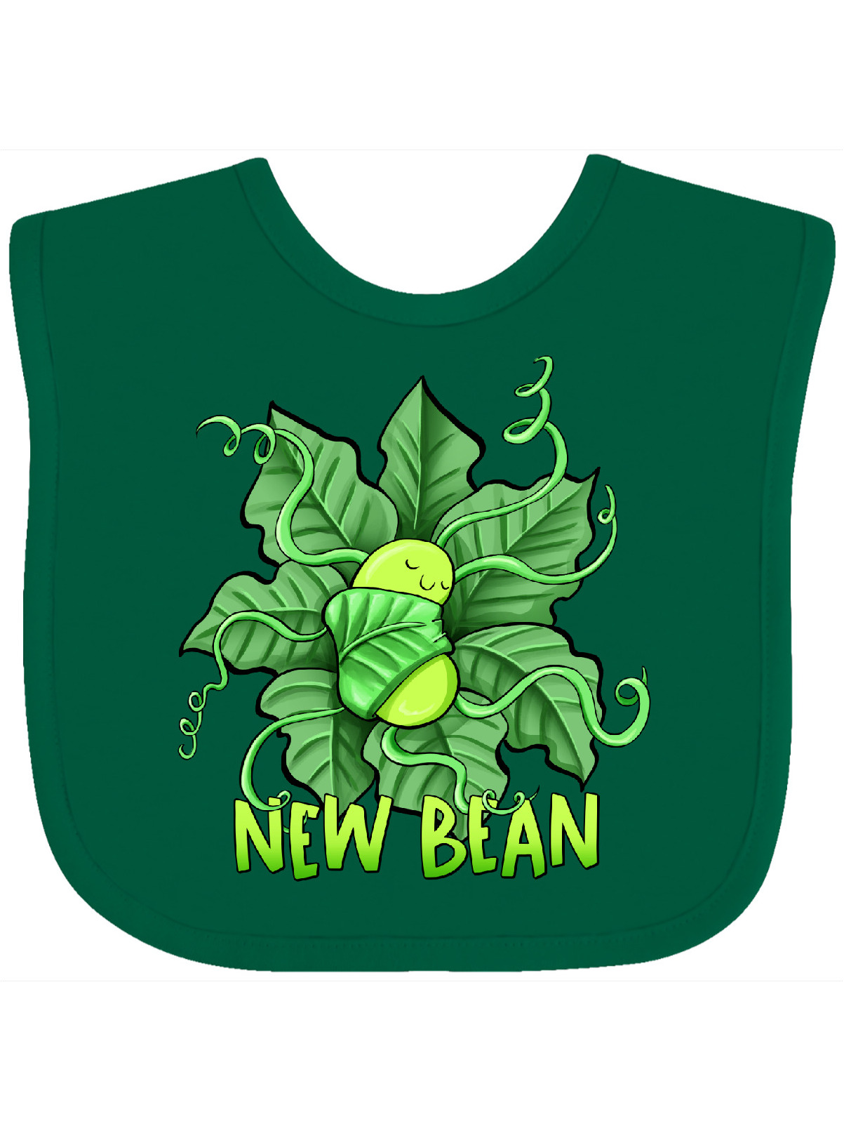 Inktastic New Bean Cute Sleeping Bean in Leaves and Vines Boys or Girls ...