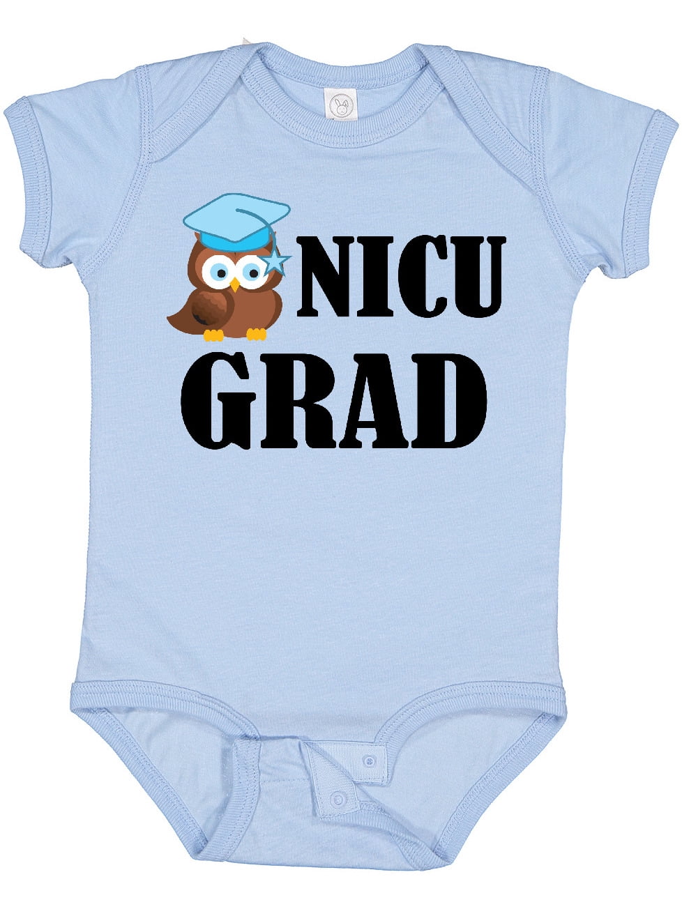 Inktastic Nicu Grad Baby Boy Owl Boys Baby Bodysuit - Walmart.com
