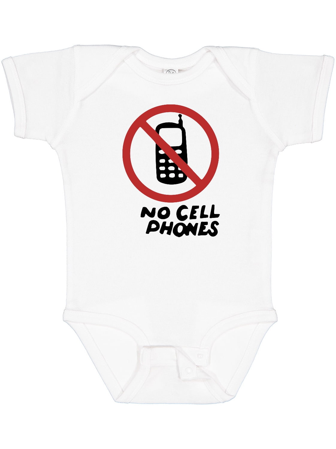 Inktastic No Phones Boys or Girls Baby Bodysuit - Walmart.com