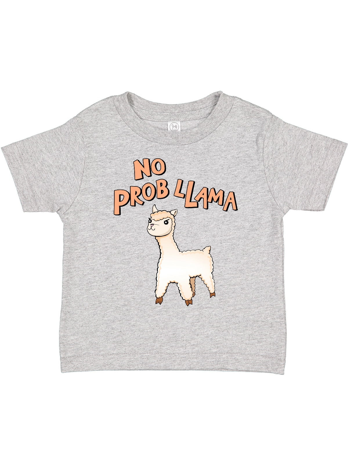 Inktastic No Prob Llama Cute Llama Boys or Girls Toddler T-Shirt ...
