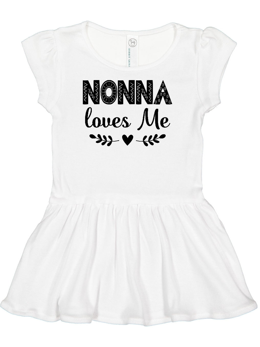 Inktastic Nonna Baby Clothes Grandchild Girls Baby Dress - Walmart.com