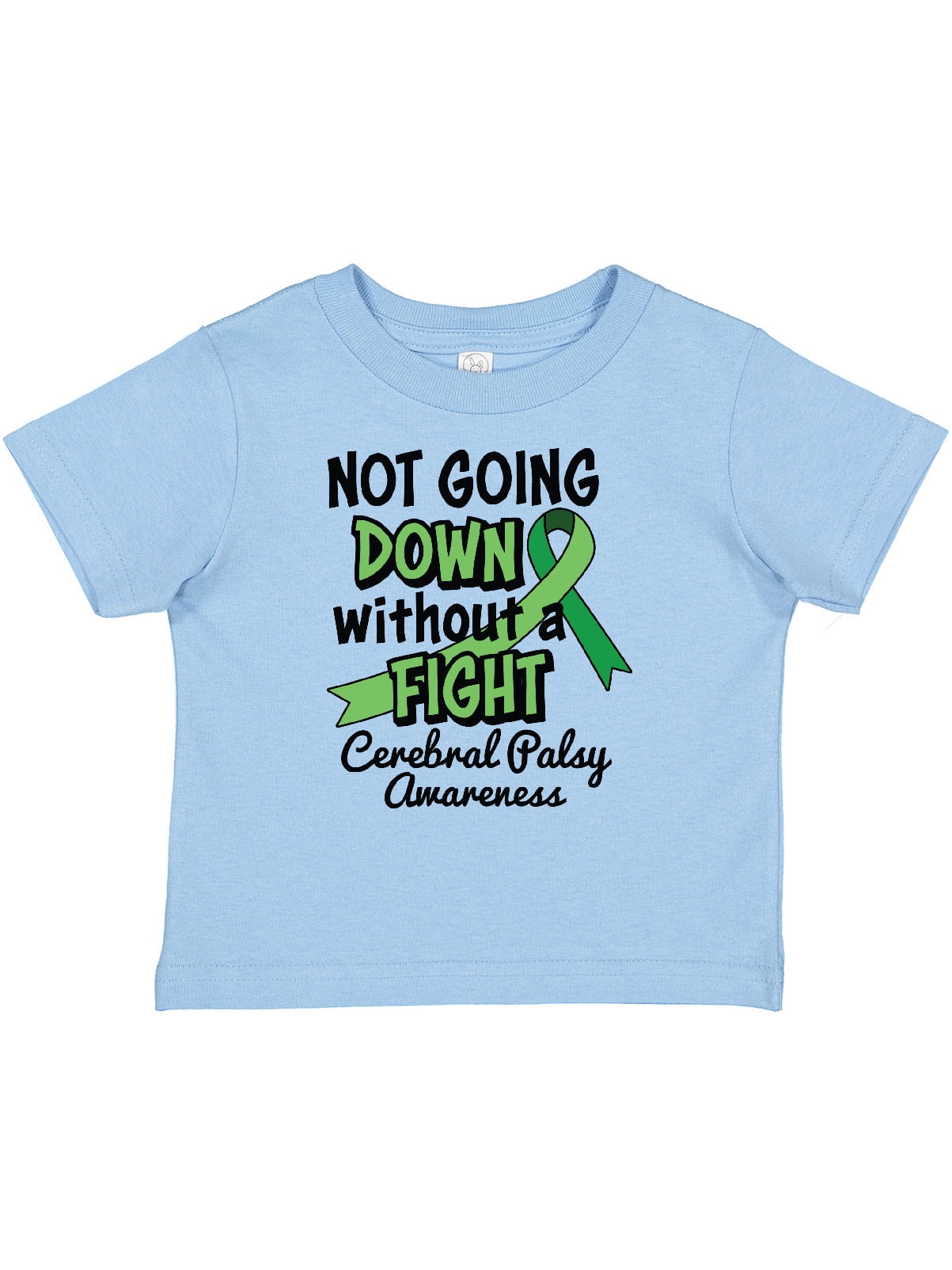 Inktastic Not Going Down Without a Fight Cerebral Palsy Awareness Boys or Girls Baby T-Shirt ...