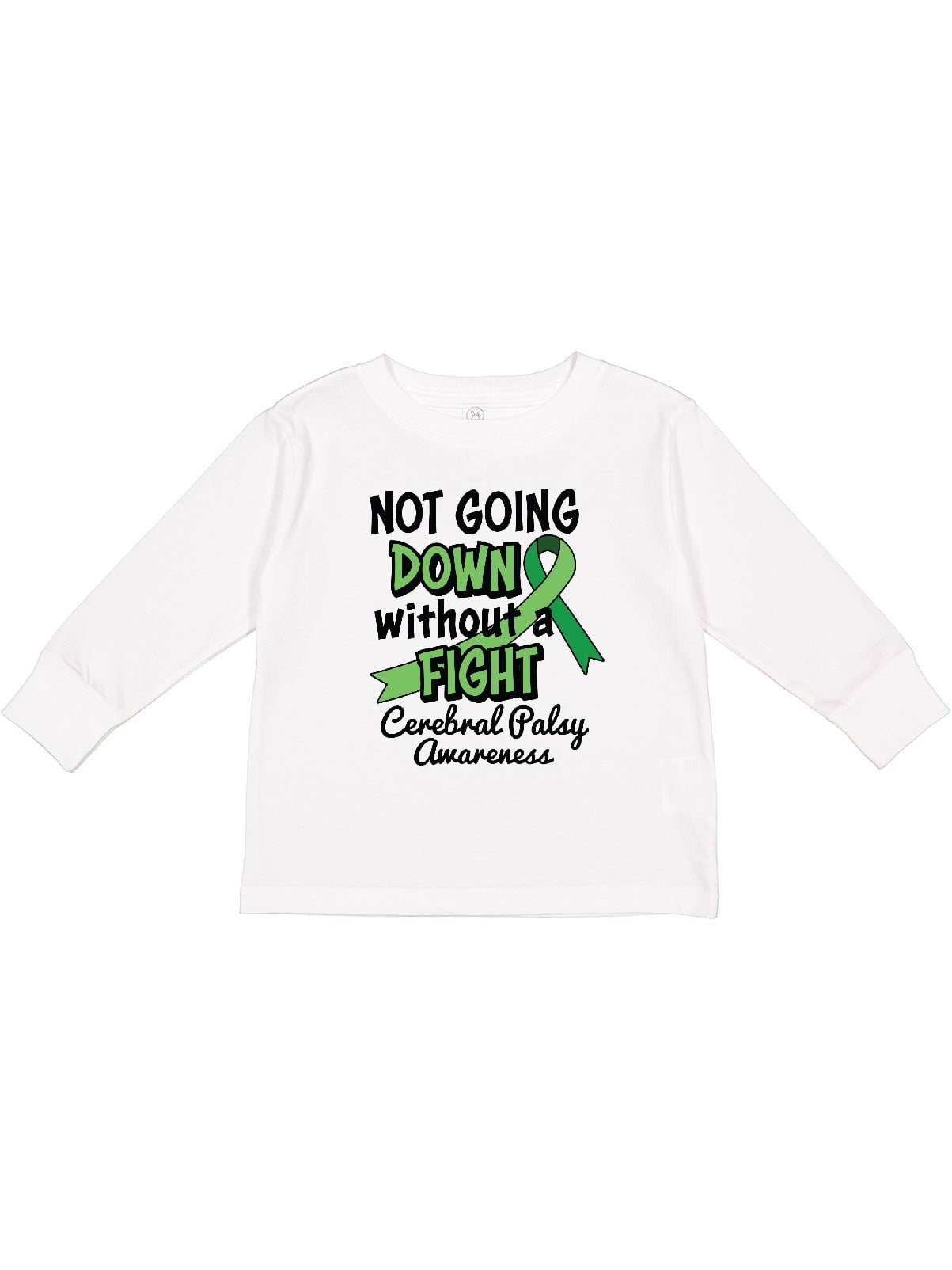 Inktastic Not Going Down Without a Fight Cerebral Palsy Awareness Boys or Girls Long Sleeve ...
