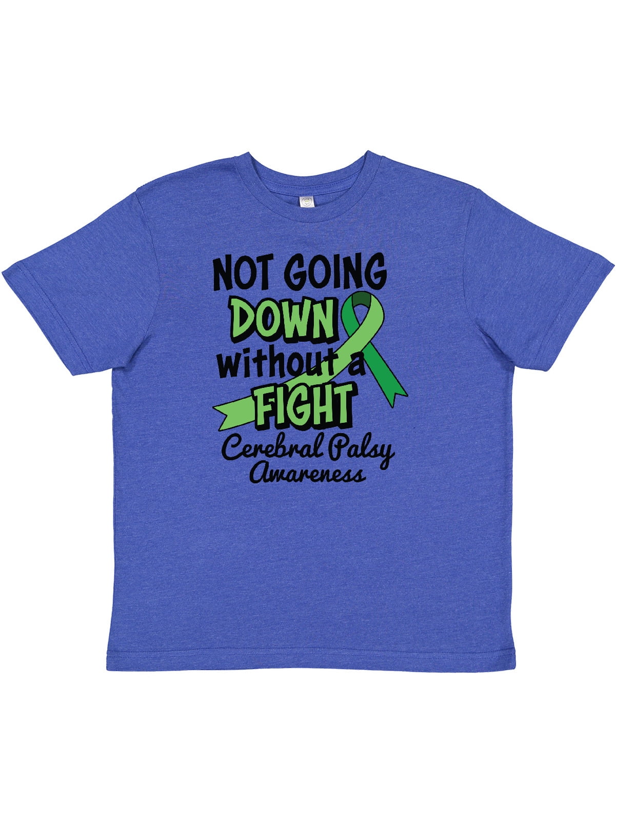 Inktastic Not Going Down Without a Fight Cerebral Palsy Awareness Youth T-Shirt - Walmart.com