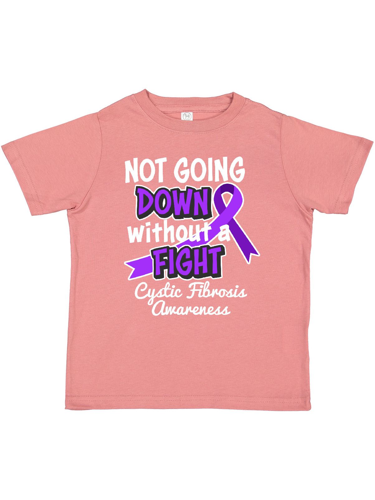 Inktastic Not Going Down Without a Fight Cystic Fibrosis Awareness Boys or Girls Toddler T-Shirt ...
