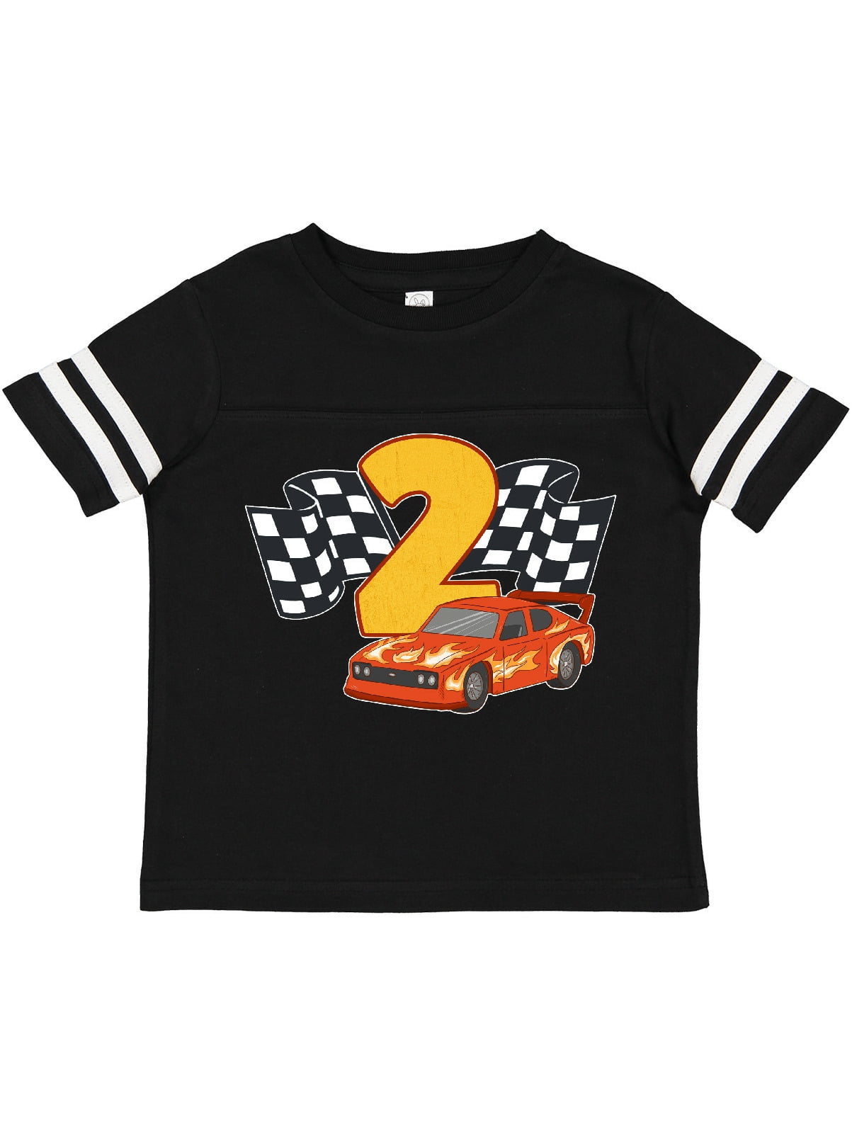 Inktastic Number Two Race Car Boys or Girls Toddler T-Shirt - Walmart.com