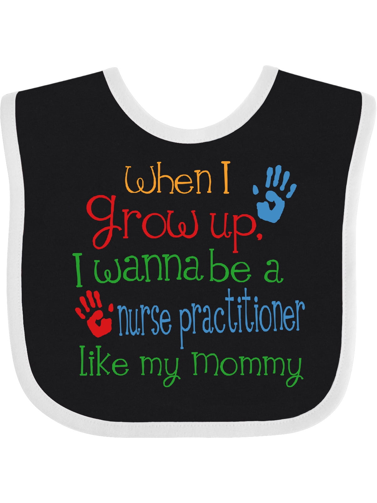 Inktastic Nurse Practitioner Like Mommy Boys or Girls Baby Bib ...