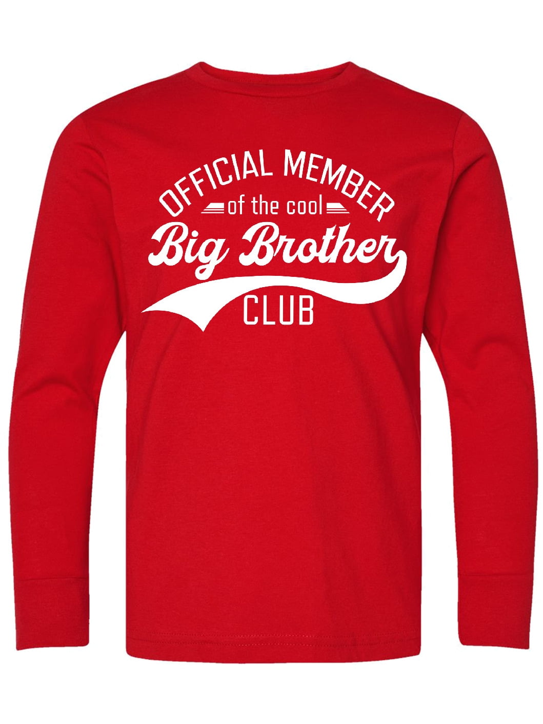 Inktastic Official Member of the Cool Big Brother Club Long Sleeve ...