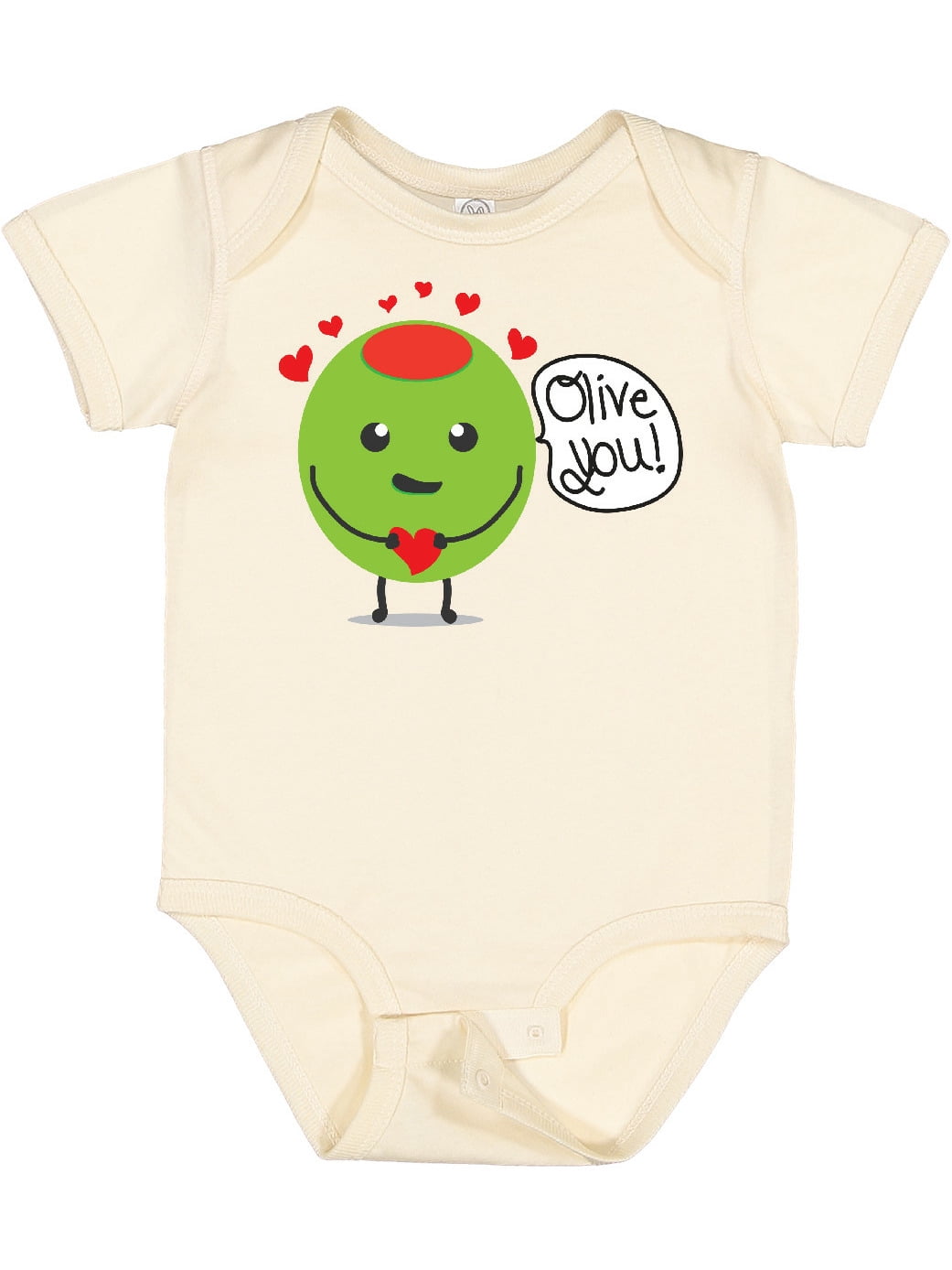 Inktastic Olive You Boys or Girls Baby Bodysuit - Walmart Business Supplies