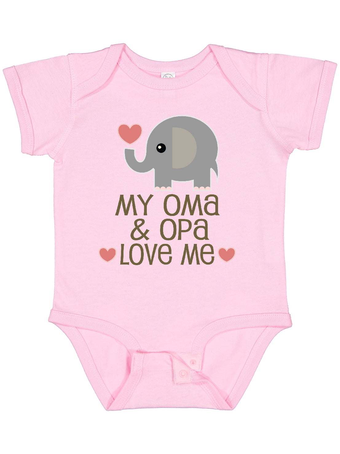 Inktastic Oma and Opa Love Me Boys or Girls Baby Bodysuit - Walmart.com