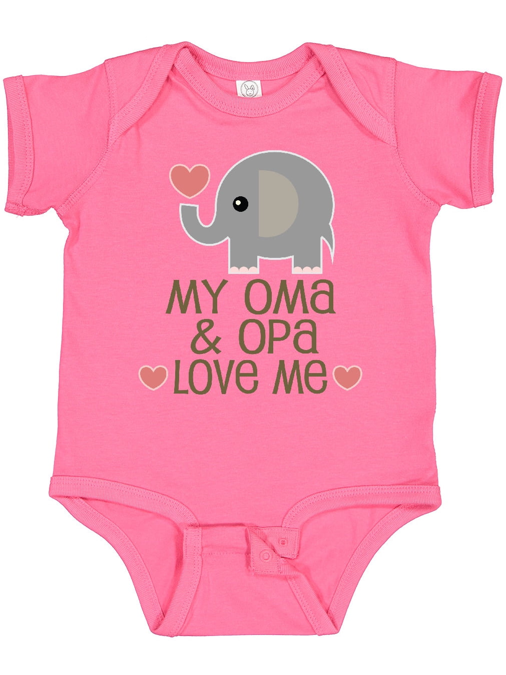 Inktastic Oma and Opa Love Me Boys or Girls Baby Bodysuit - Walmart.com