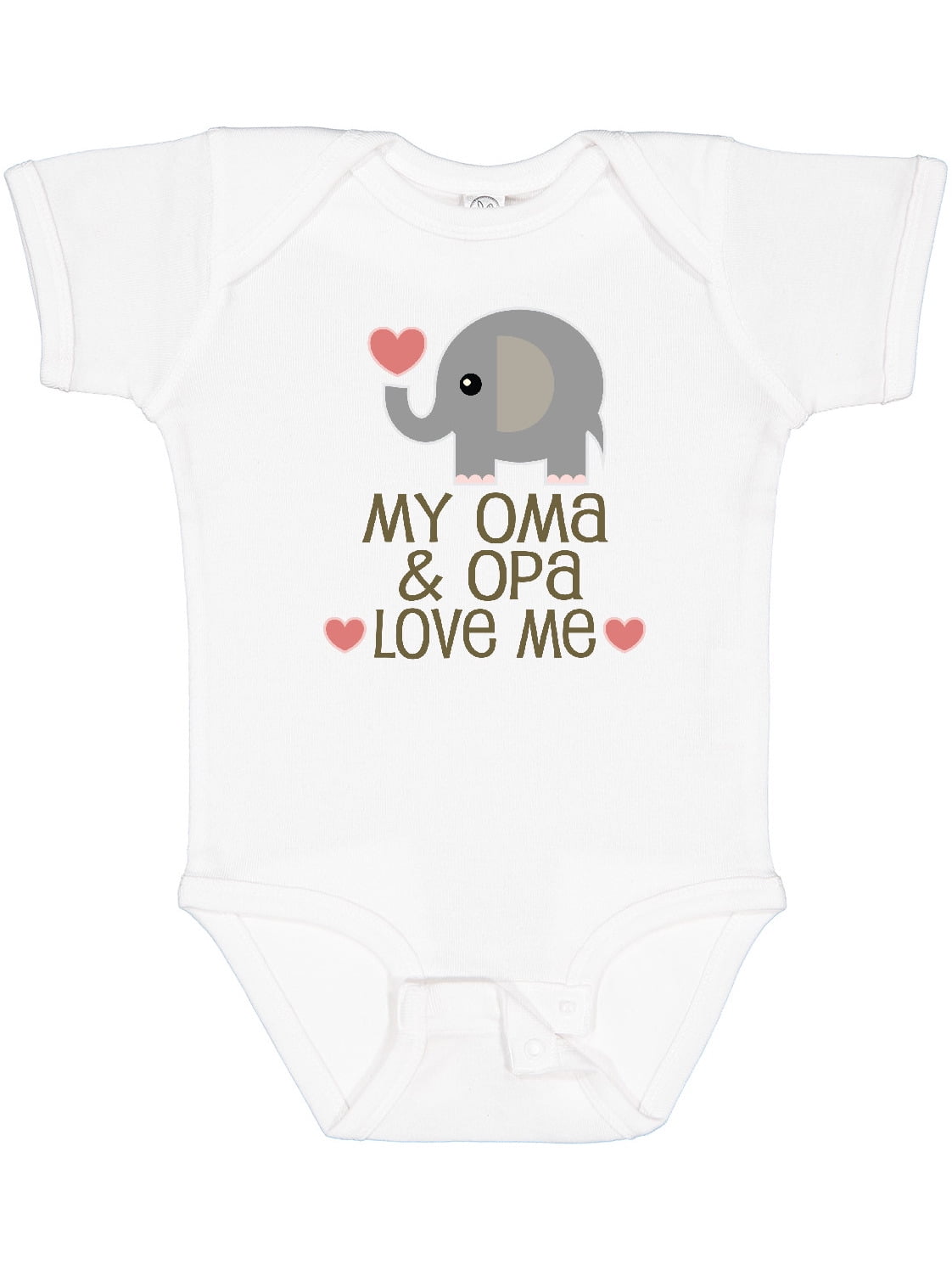 Inktastic Oma and Opa Love Me Boys or Girls Baby Bodysuit - Walmart.com