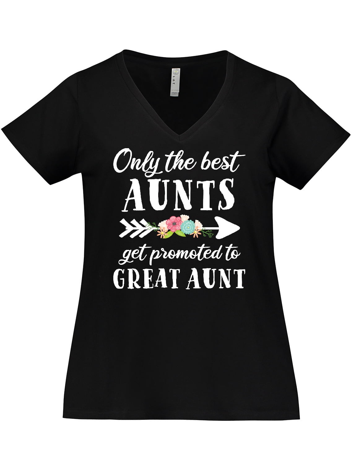 Inktastic Only the Best Aunts Get Promoted to Great Aunt with Flowers ...