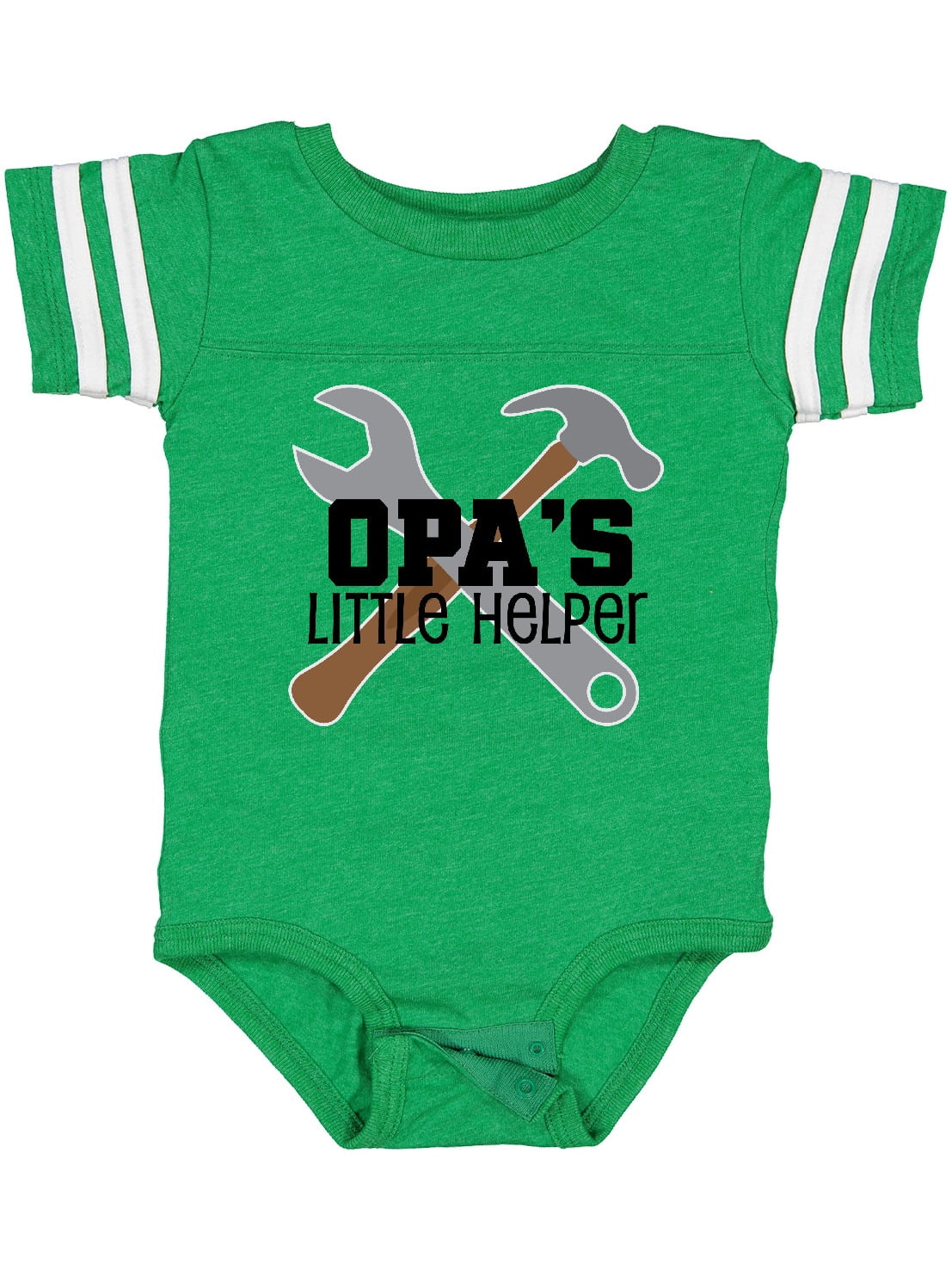 Inktastic Opa Little Helper Grandkid Boys Baby Bodysuit - Walmart.com