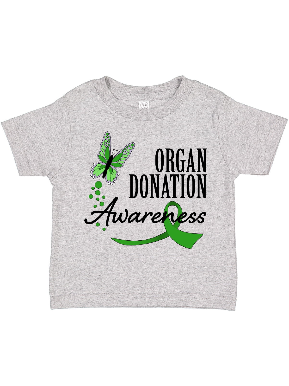 Inktastic Organ Donation awareness- butterfly green ribbon Boys or Girls Toddler T-Shirt ...