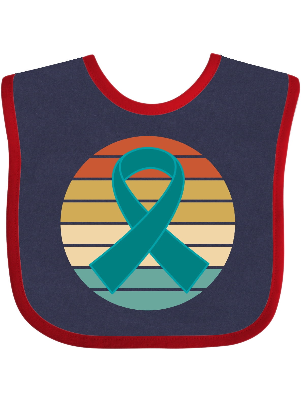 Inktastic Ovarian Cancer PCOS Ribbon Boys or Girls Baby Bib - Walmart.com