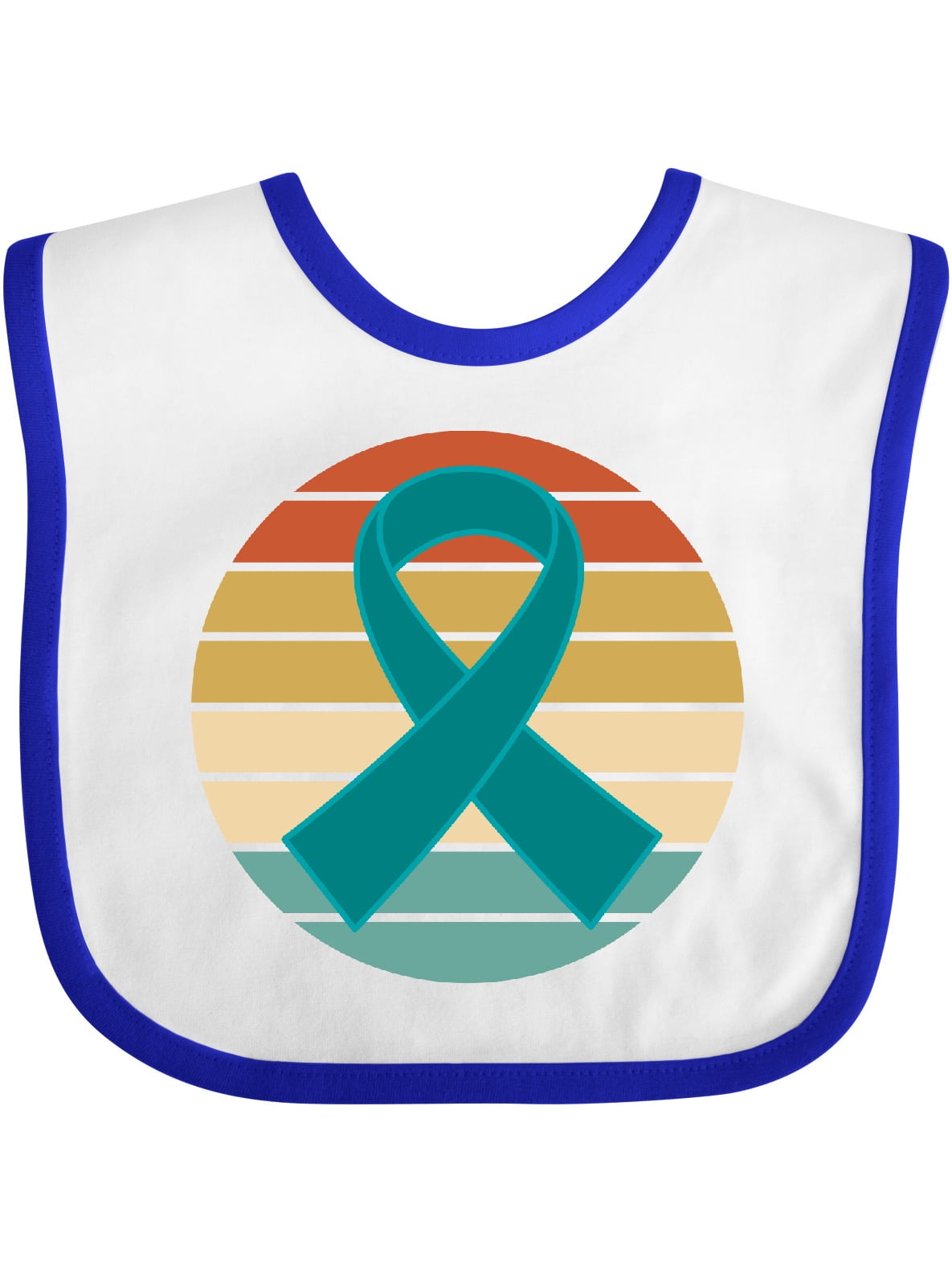 Inktastic Ovarian Cancer PCOS Ribbon Boys or Girls Baby Bib - Walmart.com