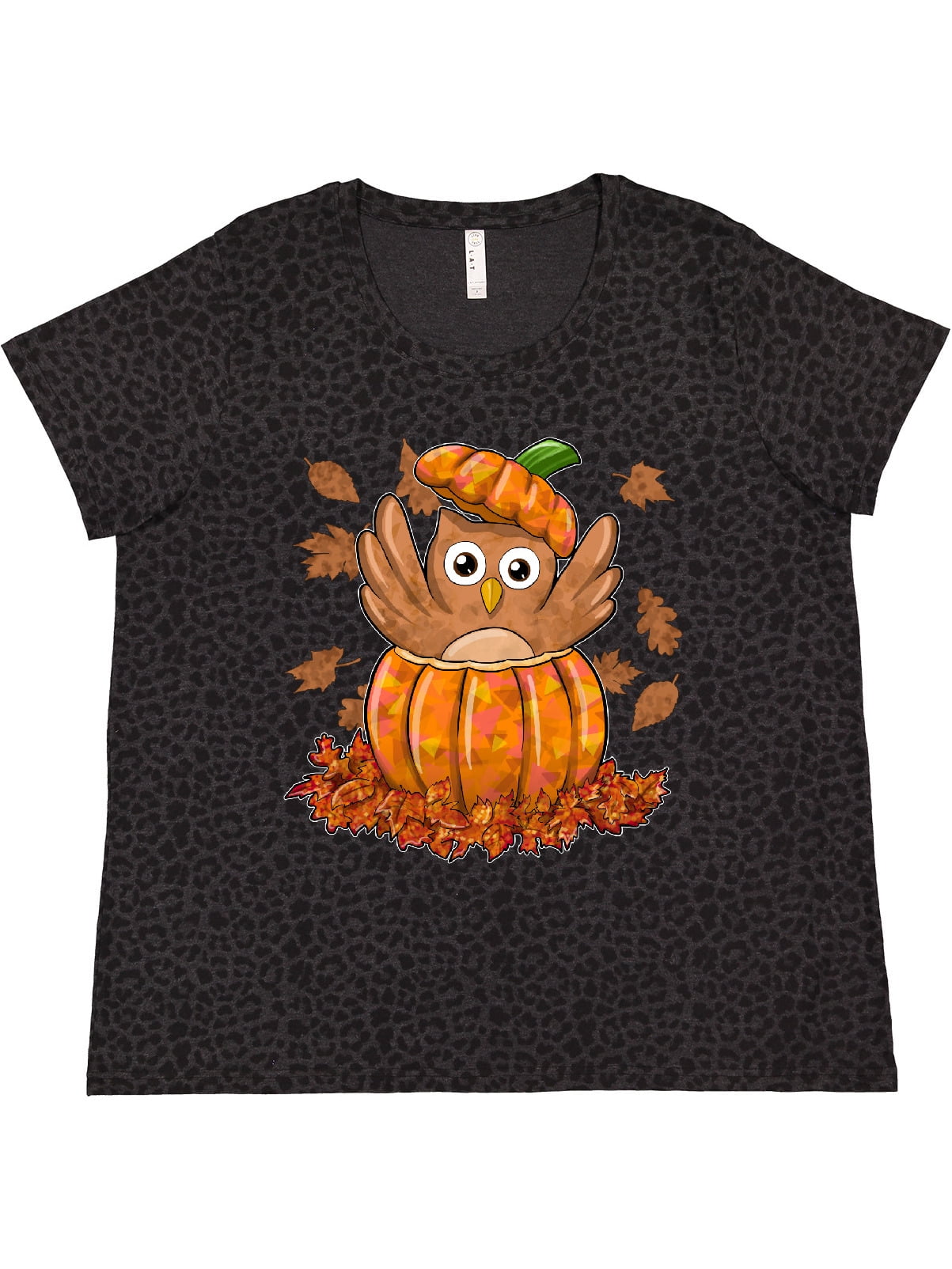 Inktastic Owl in a Pumpkin- Cute for Halloween and Thanksgiving Women's ...