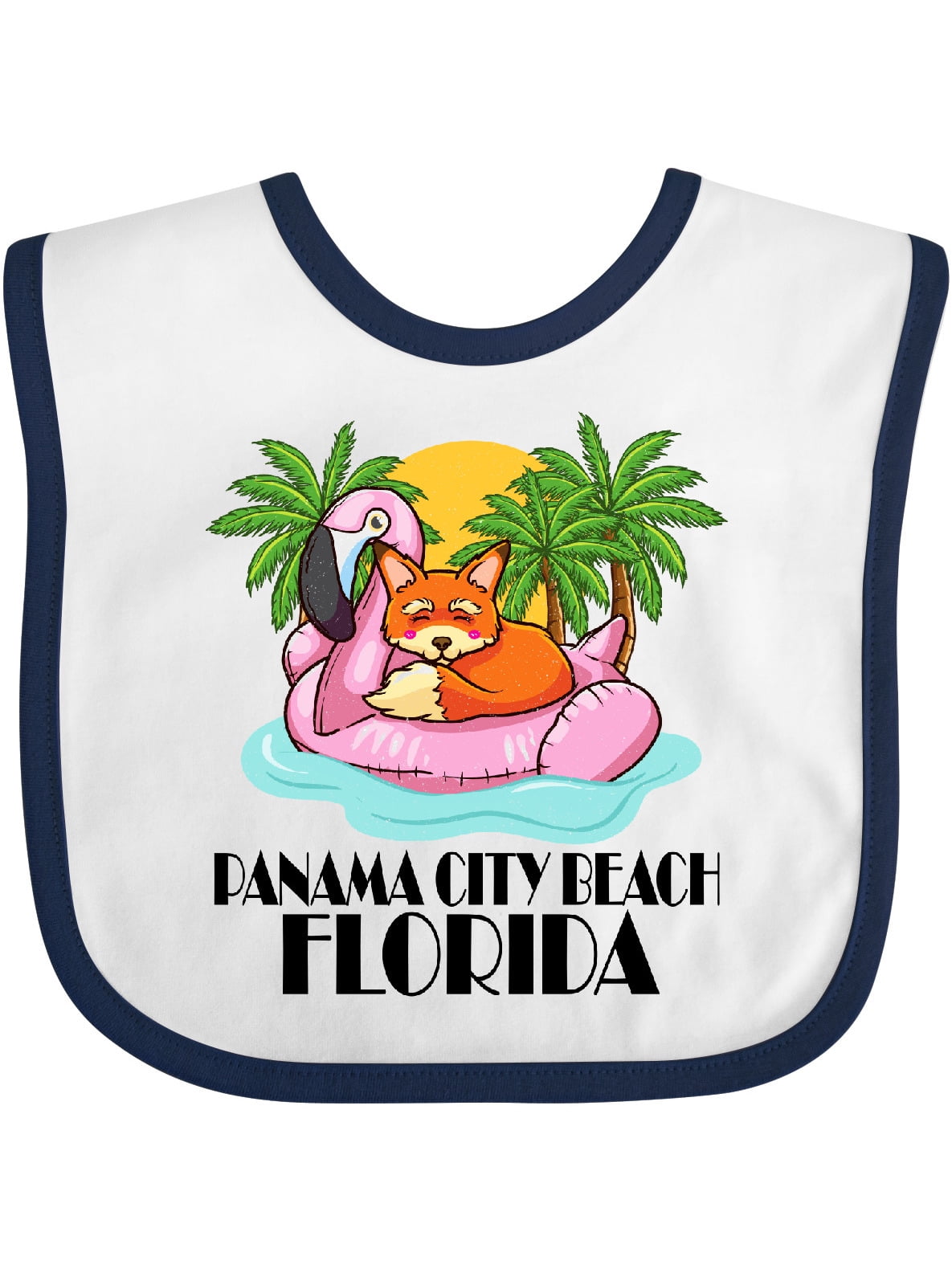 Inktastic Panama City Beach Vacation Girls Baby Bib - Walmart.com