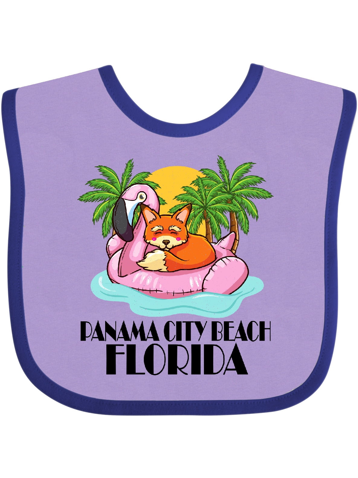 Inktastic Panama City Beach Vacation Girls Baby Bib - Walmart.com