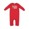 Inktastic Pap Pap's Fishing Buddy with White Text Baby Romper Coveralls ...
