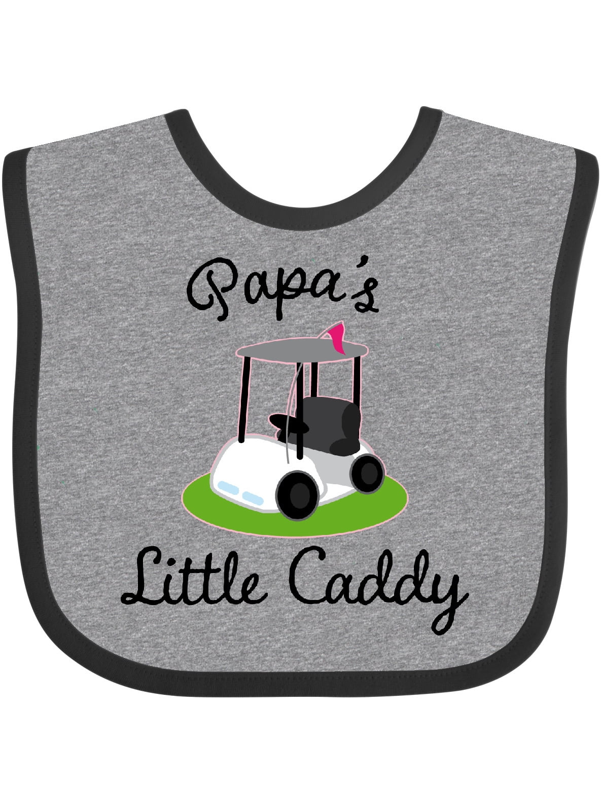 Inktastic Papa Little Golf Caddy Boys or Girls Baby Bib - Walmart.com