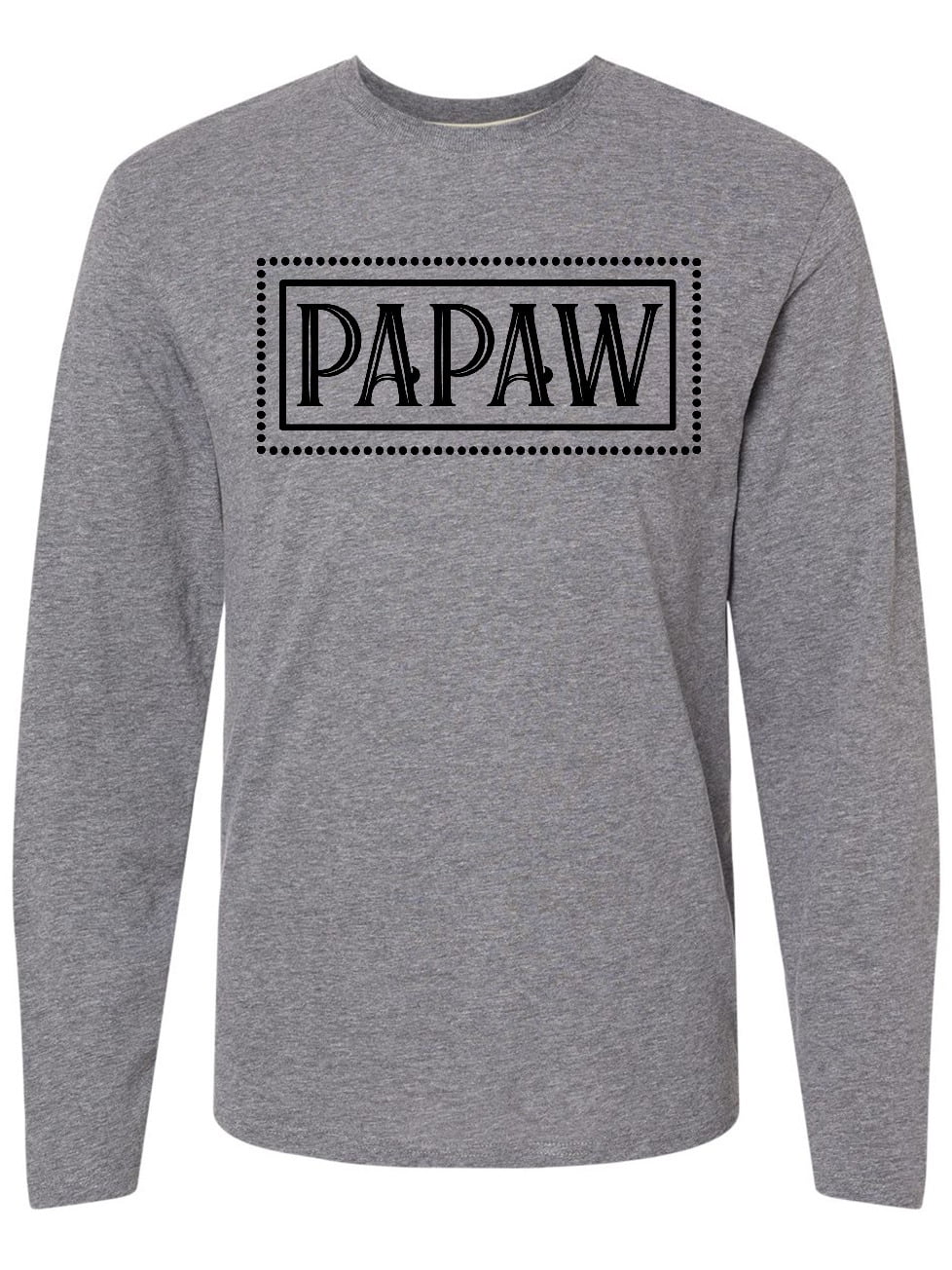 Inktastic Papaw Long Sleeve T-Shirt - Walmart.com