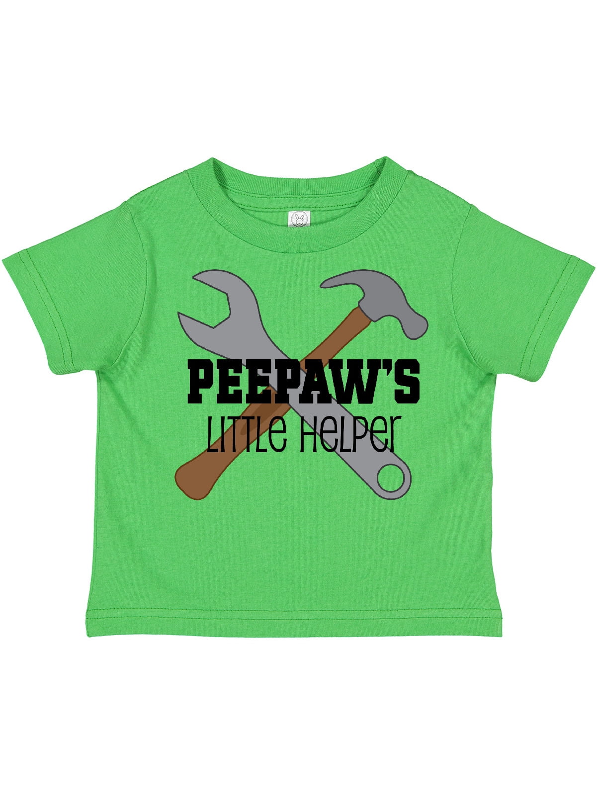 Inktastic Peepaw Grandpa's Little Helper Boys Toddler T-Shirt - Walmart.com