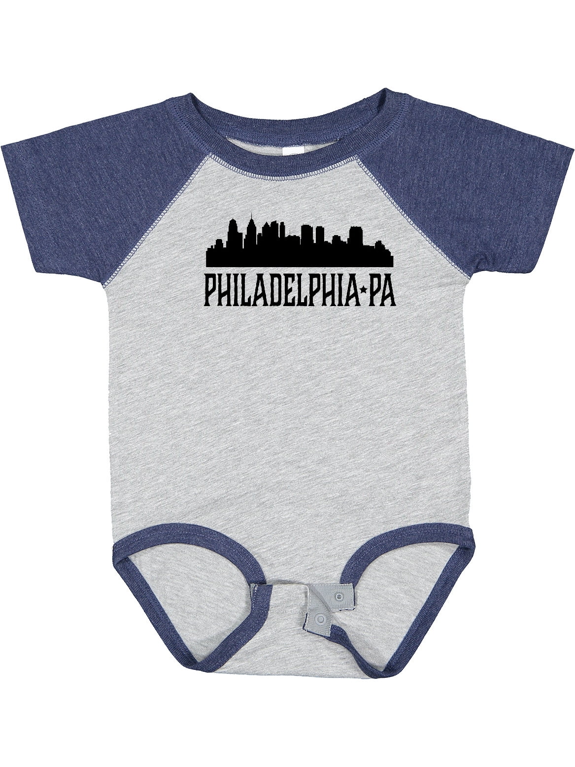 Inktastic Philadelphia Pennsylvania City Skyline Boys or Girls Baby ...