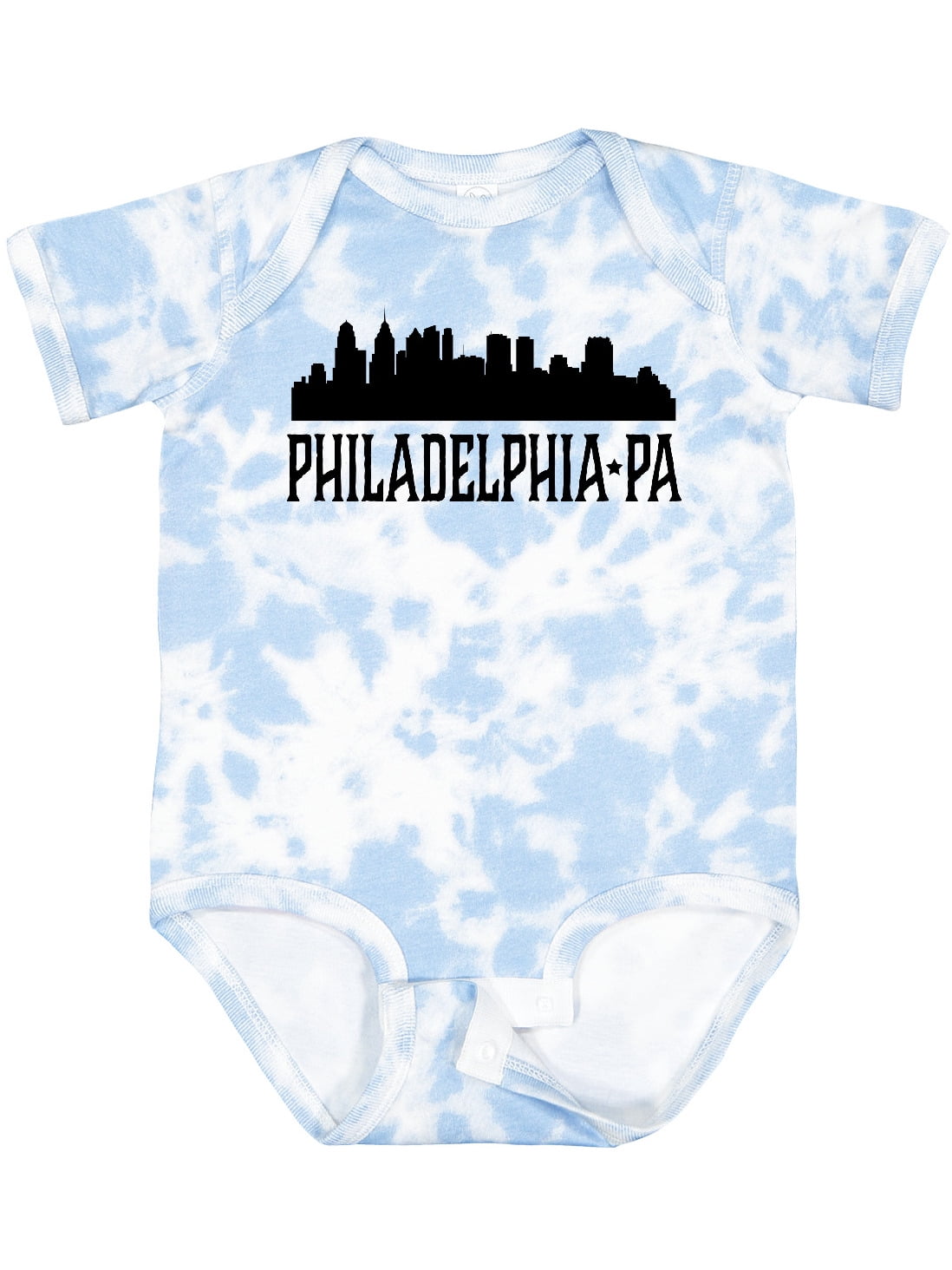 Inktastic Philadelphia Pennsylvania City Skyline Boys or Girls Baby ...