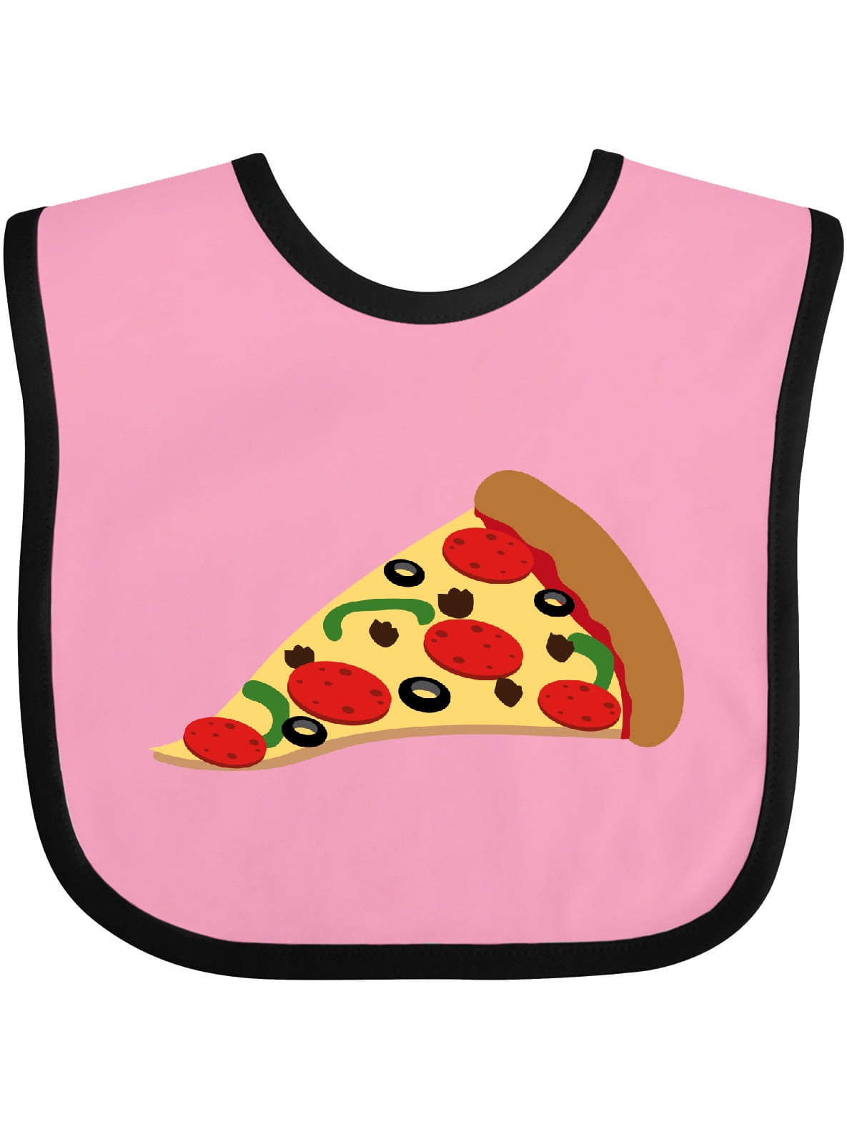 Inktastic Pizza Slice Boys or Girls Baby Bib - Walmart.com