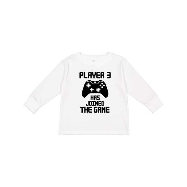 Inktastic Player 3 Has Joined The Game Boys or Girls Long Sleeve ...