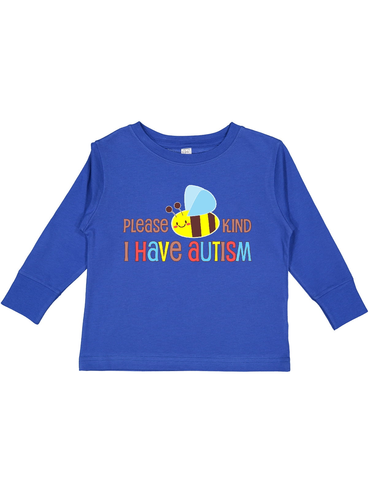 Inktastic Please Bee Kind, I Have Autism Boys or Girls Long Sleeve ...