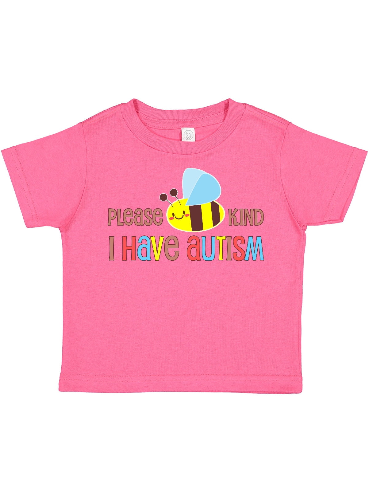 Inktastic Please Bee Kind, I Have Autism Boys or Girls Toddler T-Shirt ...