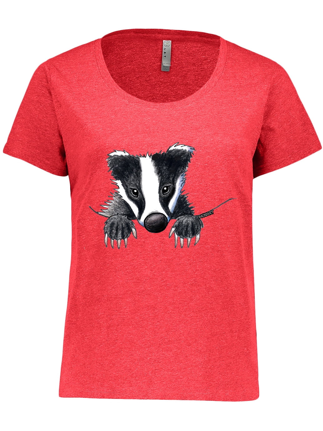 Inktastic Pocket Badger Women's Plus Size T-Shirt - Walmart.com